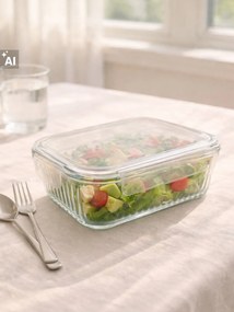 Sinsay - Transparentní lunch box s víkem - clear