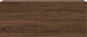 vidaXL Koupelnová nástěnná skříňka 100x25x40 cm kompozitní dřevo [860109] Barva: Betonová šedá