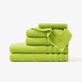 Goldea bambusový ručník/osuška bamboo lux - zelený 30 x 50 cm