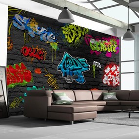 Fototapeta - Graffiti stěna 300x210 + zdarma lepidlo
