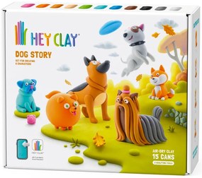 HEY CLAY Kreativní sada - Psi