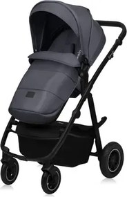 LIONELO Kočárek kombinovaný Amber Plus 3v1 Grey Graphite