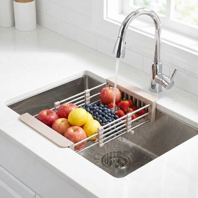 Teleskopický odkapávač na dřez REA P14487B, béžový