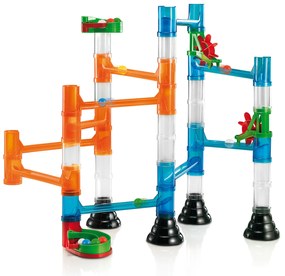Migoga Marble Run - kuličková dráha - transparentní - 45 ks