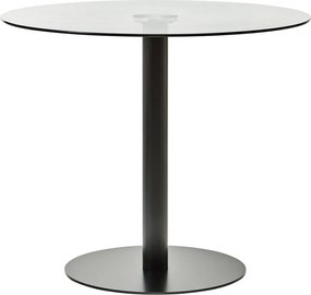 Kulatý jídelní stůl se skleněnou deskou ø 90 cm Metropolitan – Premier Housewares