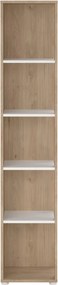 FALCO Knihovna Sigal 590 jackson hickory/bílá