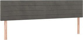 Box spring postel s matrací tmavě šedý 120x190 cm samet 3270476