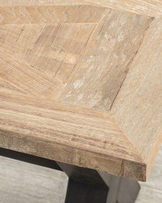 Lavice Mosca 160x40x46 black&amp;natural