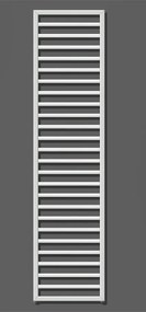 Zehnder Subway - Koupelnový radiátor 184x45 cm, rovný, středové připojení 5 cm, nerez ocel SUBI-180-045