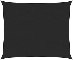 Stínicí plachta 160 g/m² černá 2,5 x 3 m HDPE 311727