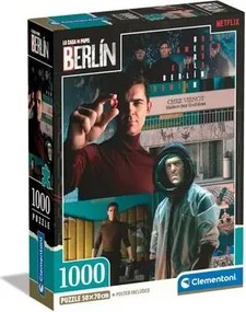 Clementoni PUZZLE La Casa de Papel Berlín: Šéf / 1000 dílků / od 10 le