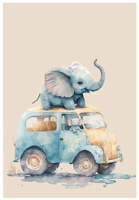 Plakát Sloníci na cestách