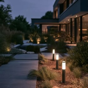 BRILAGI-LED Stm venkovní lampa ELIA 1xE27/6W/230V 2700-6500K IP44 50 cm antracit