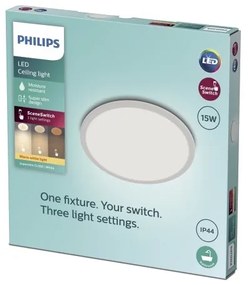 Philips - LED Stmívatelné koupelnové svítidlo SCENE SWITCH LED/15W/230V IP44