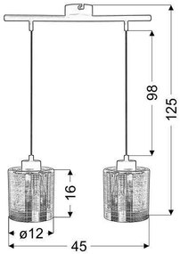 Závěsná lampa COX Candellux