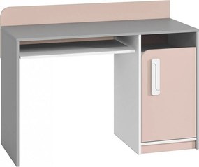 Casarredo - Komfort nábytek Dětský psací stůl VILLOSA šedá/bílá/růžová