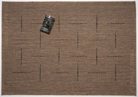 Devos koberce Kusový koberec FLOORLUX Coffee/Black 20008 – na ven i na doma - 60x110 cm