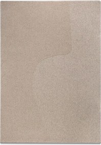 Taupe vlněný koberec 200x300 cm Abstract – Micadoni