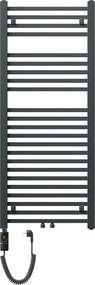 Mexen Pluton, elektrické topné těleso 1200x500 mm + topná tyč 600 W, antracitová, W106-1200-500-2600-66