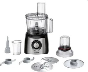 BOSCH MCM3401M černá-nerez / Kuchyňský robot / 800W / 2.3 l / 2 rychlo