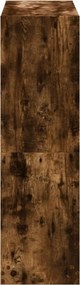 Knihovna kouřový dub 102 x 32 x 108 cm kompozitní dřevo 3307841