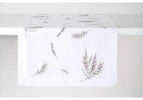 Běhoun na stůl z bio bavlny 150x45 cm Calluna Vulgaris - IHR