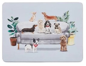 Korkové prostírání 4 ks 21.5x29 cm Curious Dogs - Cooksmart ®