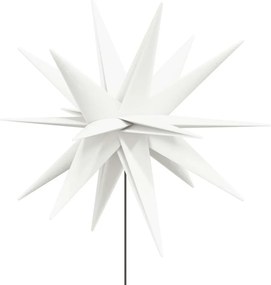 Svítící vánoční hvězdy s hroty 3 ks LED skládací bílé 57 cm 3190445