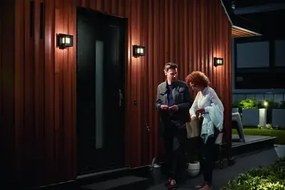 Philips 16480/30/P0 Parterre černá / Venkovní nástěnné LED svítidlo /