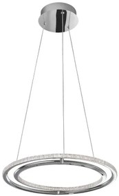 LED lustr Livorno 45 Chrome