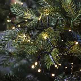 LED světelný řetěz s možností výběru velikosti a barvy - 360 LED, teplá bílá