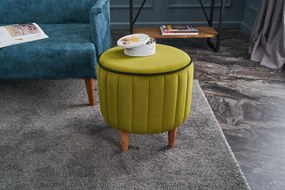 Atelier del Sofa Taburet Lindy Puf - Green, Zelená