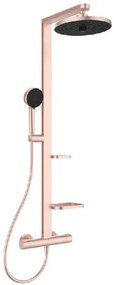 Ideal Standard ALU+ - Sprchový set s termostatem, průměr 26 cm, 2 proudy, rosé BD583RO