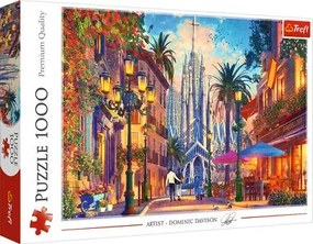 Trefl - Puzzle - Barcelona, Španělsko / 1000 dílků / 68.3 x 48 cm / vě