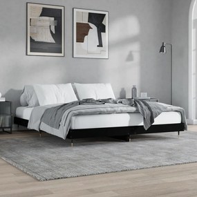 Rám postele černý 120 x 200 cm kompozitní dřevo,  832150
