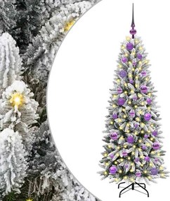Umělý vánoční stromeček Bílá 120 cm PVC, plast, ocel a PE 3396027