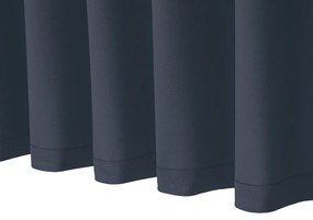 Biante Dekorační závěs Rongo RG-066 Tmavě šedý 140x200 cm