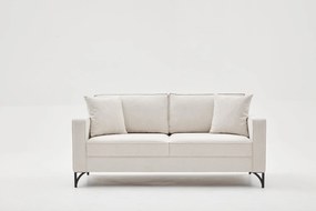 Hanah Home Dvoumístná pohovka BERLIN krémová 180 cm 825BLC2792