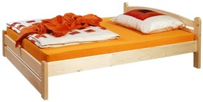 Gazel Thorsten postel 140 x 220 cm nízké čelo u nohou, prodloužená