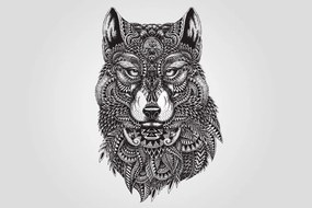 Tapeta samotářský vlk - 225x150 cm