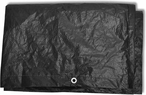Plachty na zahradní nábytek 2 ks 8 oček 135 x 135 x 90 cm 279127