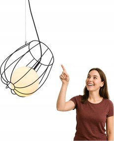 Závěsná lampa Melisa MDM-3943/1 Bk Italux