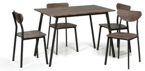 Jídelní sestava WELLINGTON, stůl 110 x 70 cm + 4 židle