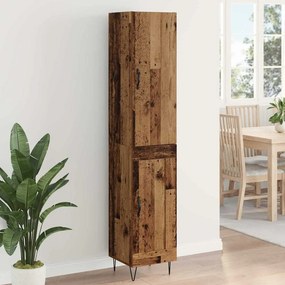 Vysoký bufet Staré dřevo 34,5 x 34 x 90 cm Kompozitní dřevo 3402721