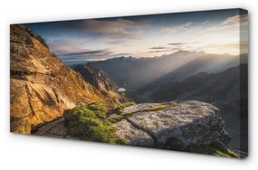 Obrazy na plátně Mountain Sunrise 100x50 cm