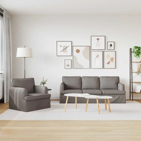 Set pohovek 2 ks Taupe textil 3407608