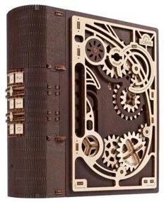 Ugears - 3D dřevěné mechanické puzzle Kniha tajemství