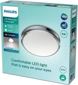 Philips Doris CL257 chrom / LED koupelnové přisazené svítidlo / 1x6W /