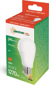 Toolight - Teplá LED žárovka E-27 230V 13W 1300lm 13892, OSW-01009