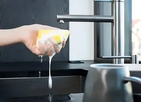 Vileda Tip-Top houbička na nádobí žluto-zelená / Houbička na nádobí /
